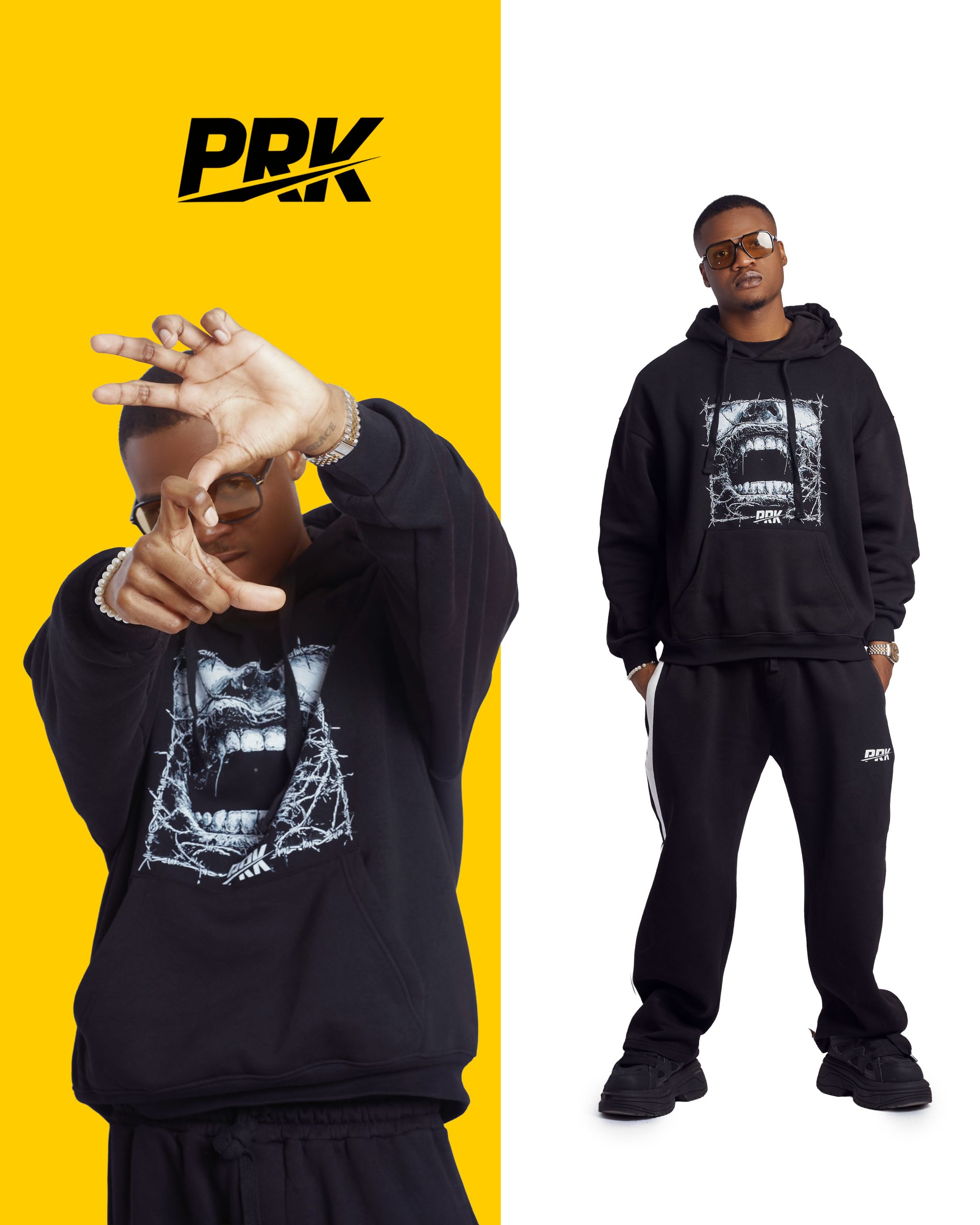 Black PRK Logo Sweat Pant – Prolific Republik
